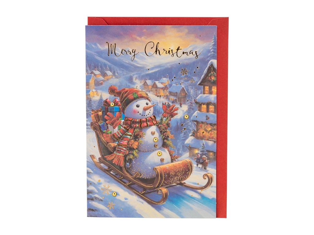 Купить Открытка поздравительная с конвертом новогодняя, 15×10 см ...