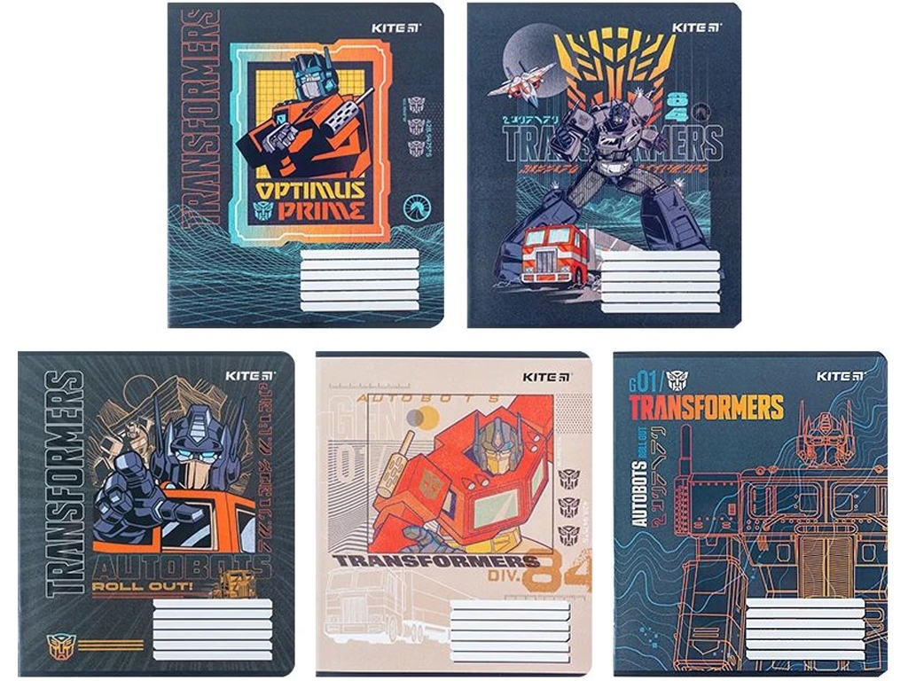Купити Зошит у клітинку 18 аркушів. Transformers. Kite TF24-236 недорого