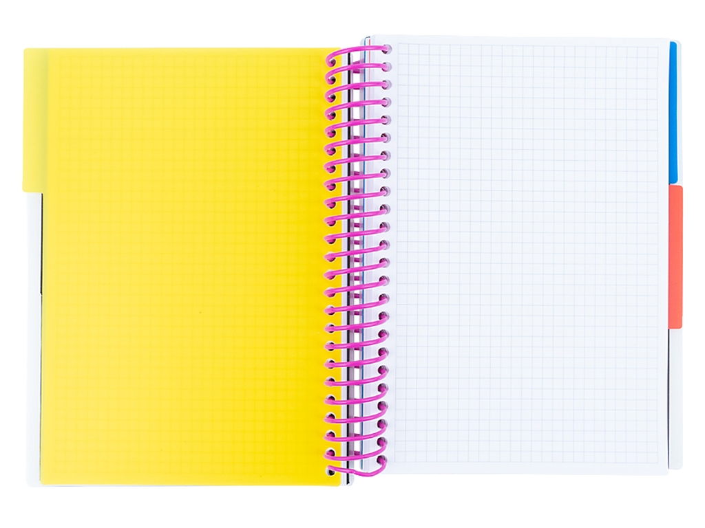 Купити Блокнот з розділювачами в клітинку фіолетовий А5. 120 аркушів. Axent 8405-07-A недорого