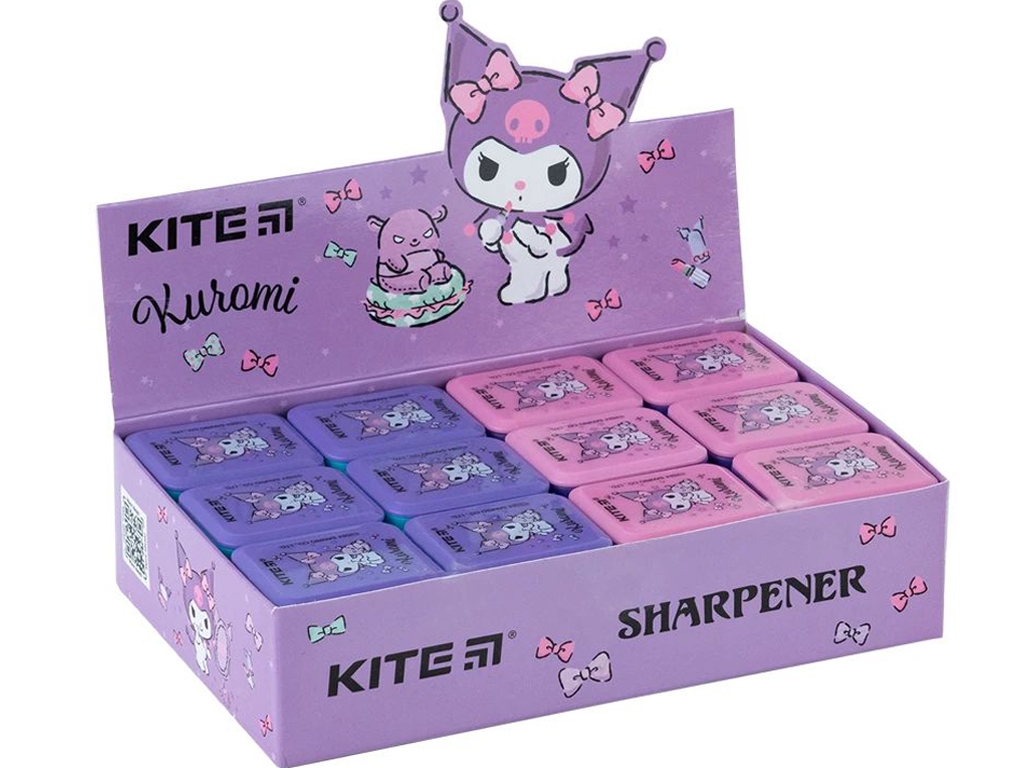 Купити Стругачка з контейнером прямокутна Kuromi, 2 кольори (ціна за ...